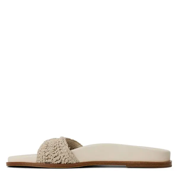 Magda Butrym Crochet Strap Flat Sandals - Nude