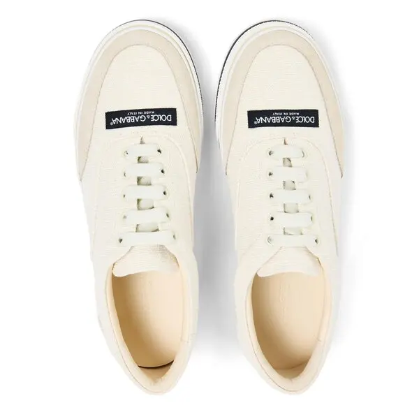 Dolce & Gabbana Canvas Trainers - White