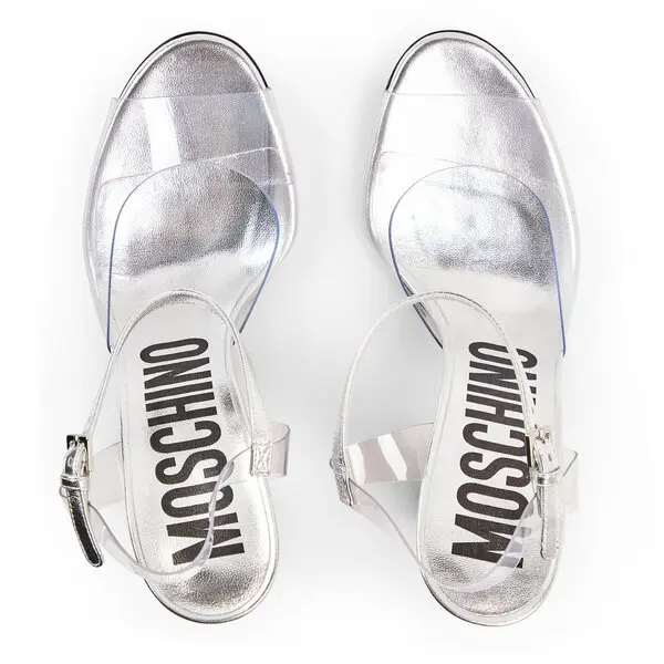 Moschino Buckle High-heeled Sandals