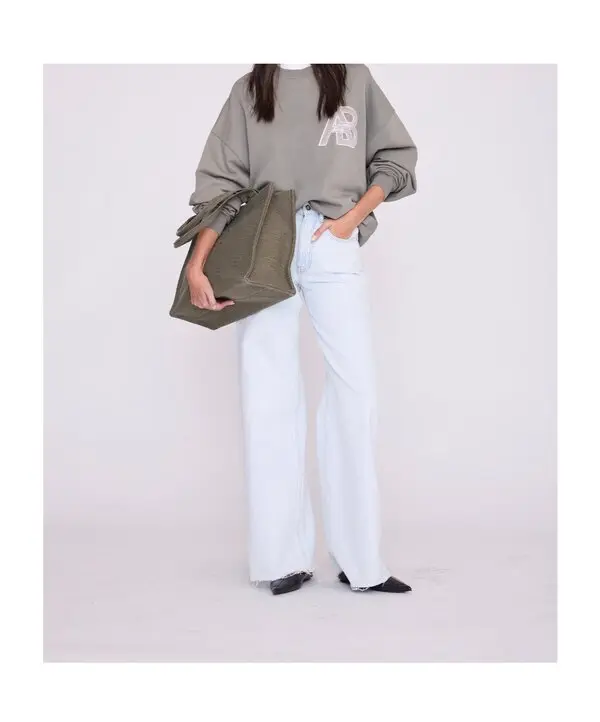 ANINE BING Loose Crew Neck Sweatshirt