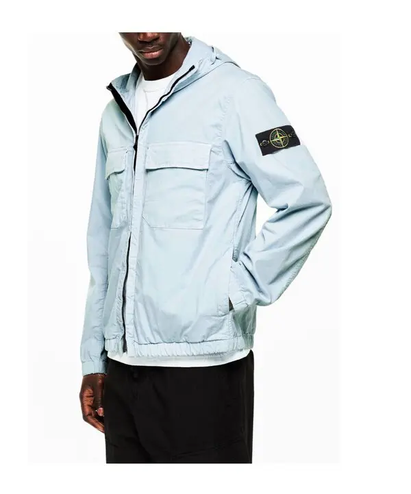 Stone Island Garment-dyed Long Sleeve Jacket