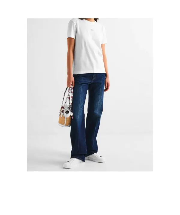 Dolce & Gabbana Logo Detail Round Toe Sneakers - White