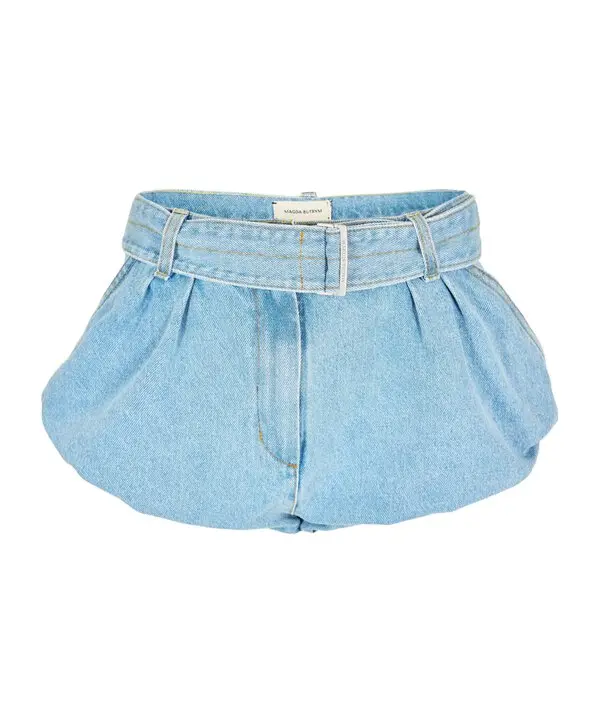 Magda Butrym Denim Shorts - Blue