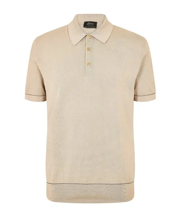 Brioni Short Sleeve Polo Shirt