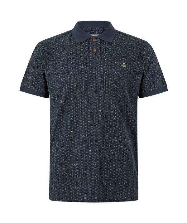 VIVIENNE WESTWOOD Short-sleeved Polo Shirt - Black
