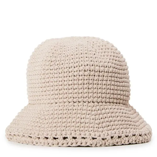 Magda Butrym Crochet Bucket Hat - Nude