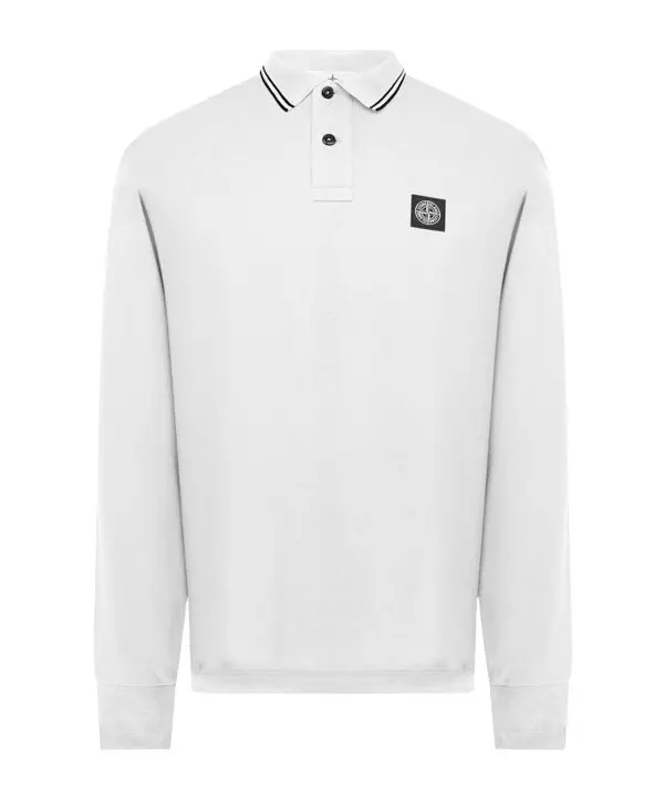 Stone Island Logo Patch Polo Shirt
