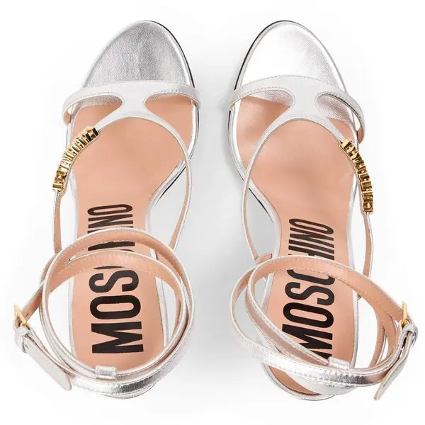 Moschino Buckle High-heeled Sandals