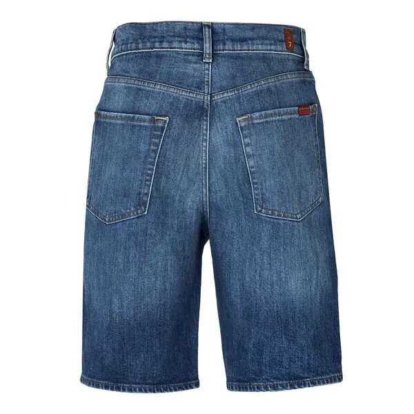 7 For All Mankind Denim Shorts With Belt Loops