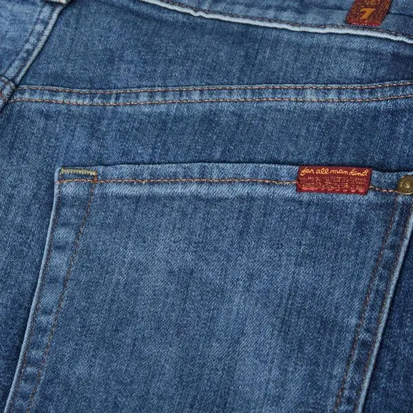 7 For All Mankind Denim Shorts With Belt Loops