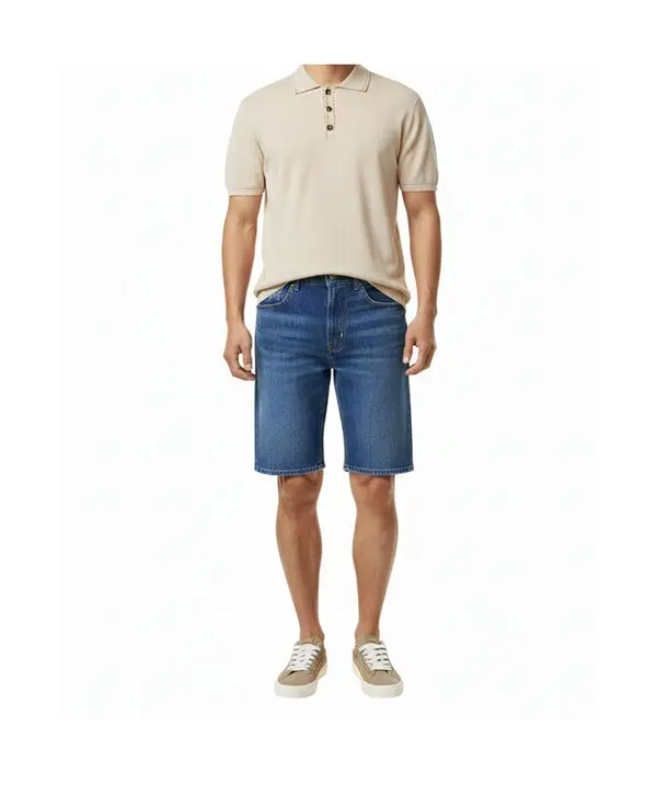 7 For All Mankind Denim Shorts With Belt Loops