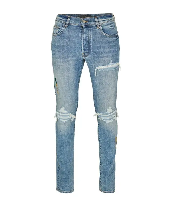 Amiri Slim-fit Jeans With Distressed Details