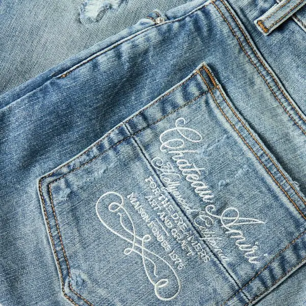 Amiri Slim-fit Jeans With Distressed Details