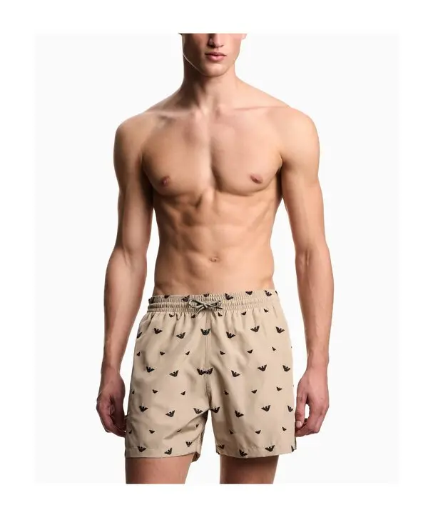 Emporio Armani Printed Swim Trunks