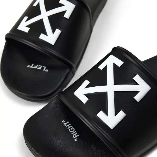Off-White Logo Pool Sliders