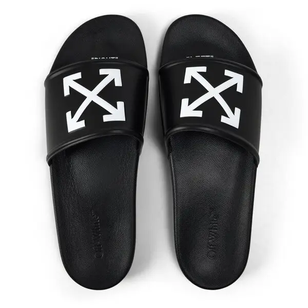 Off-White Logo Pool Sliders