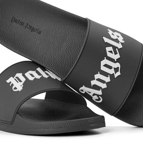 Palm Angels Logo Slide Slippers