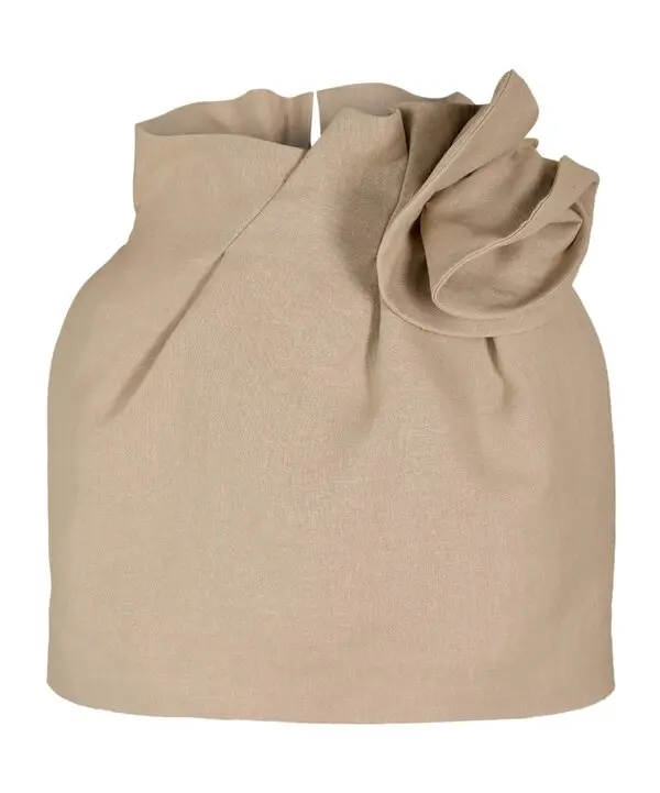 Magda Butrym Mini Skirt - Nude