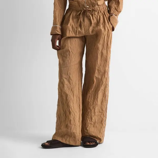 Dolce & Gabbana Loose Fit Striped Long Pants