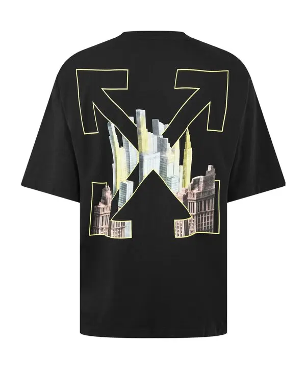 Off-White Minimalist Arrow Pattern T-shirt