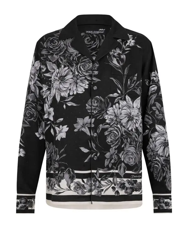 Dolce & Gabbana Long-sleeved Printed Shirt