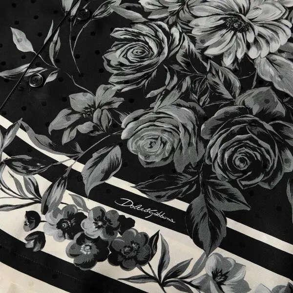 Dolce & Gabbana Long-sleeved Printed Shirt