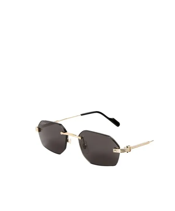 Cartier Rimless Octagon Sunglasses