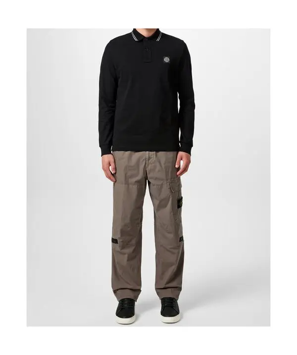 Stone Island Logo Patch Polo Shirt
