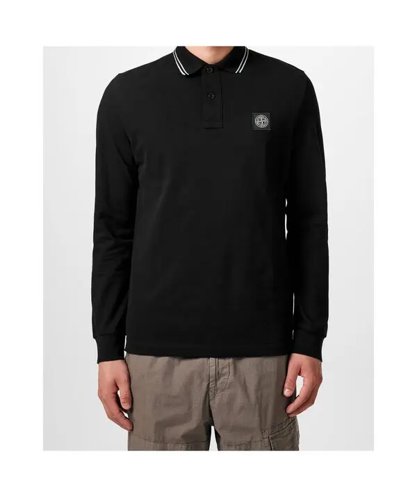 Stone Island Logo Patch Polo Shirt