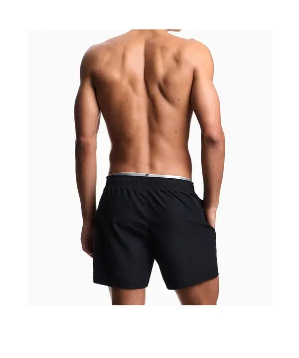 Emporio Armani Logo Waistband Swim Shorts