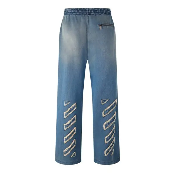 Off-White Loose Casual Pants