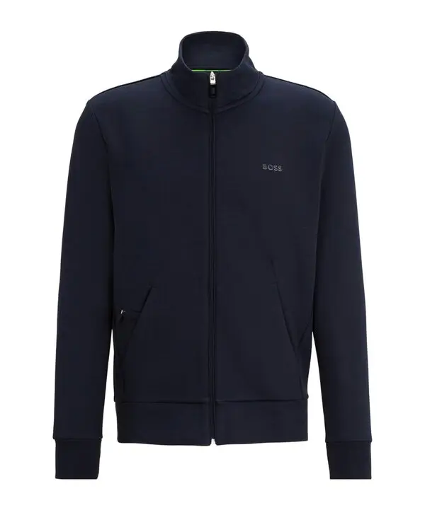 Hugo Boss Skaz Full-zip Fleece Hoodie