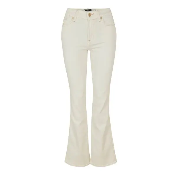7 For All Mankind Bootcut Jeans - White