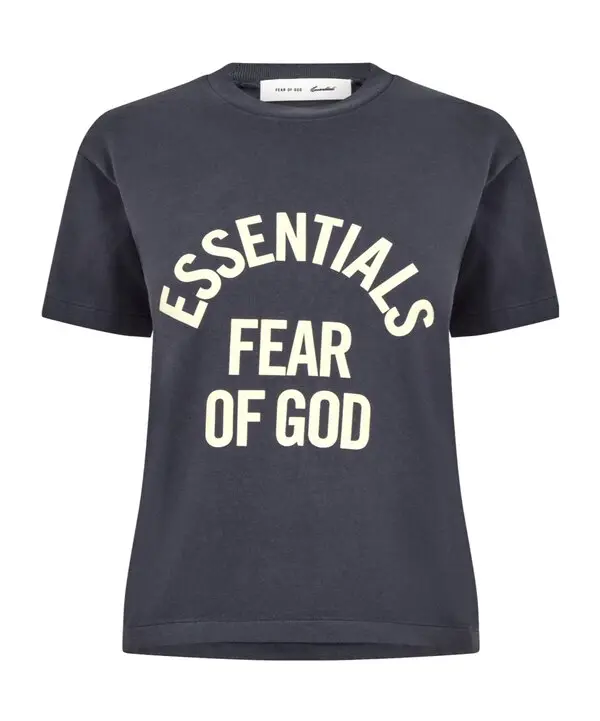 Fear Of God Printed Short-sleeve T-shirt - Black