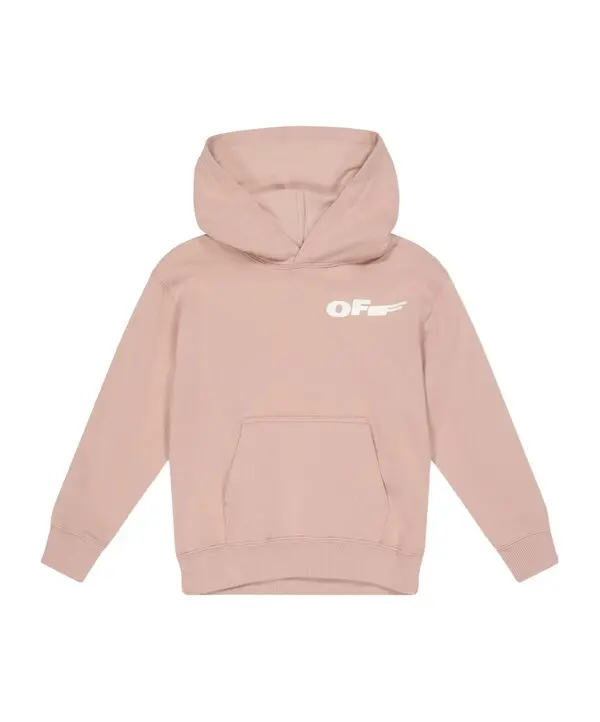 Off-White Logo Detail" Pullover Hoodie