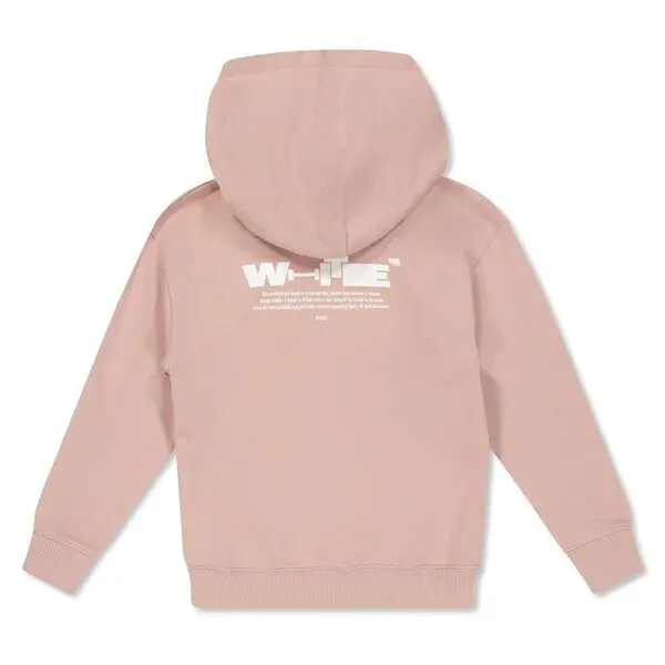 Off-White Logo Detail" Pullover Hoodie
