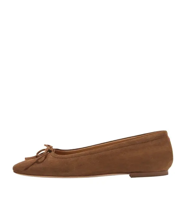 AeydĒ Bow Detailing Ballet Flats