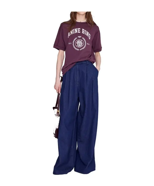 ANINE BING Jaylin T-shirt - Blue