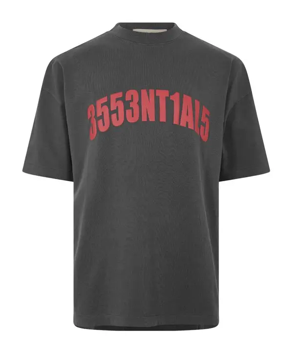Fear Of God Logo Detail T-shirt - Black