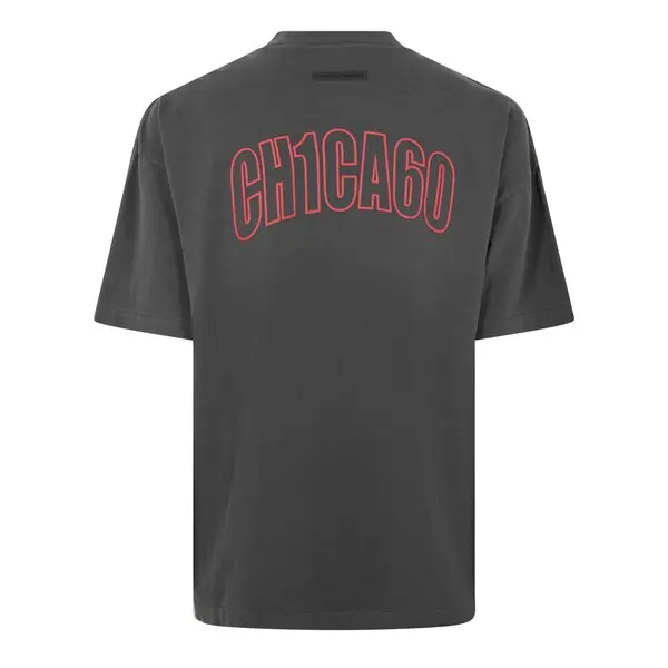 Fear Of God Logo Detail T-shirt - Black