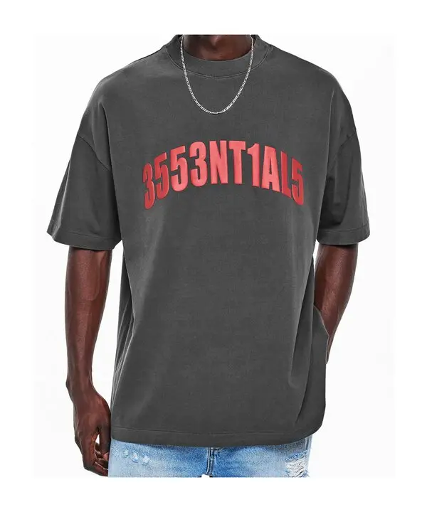 Fear Of God Logo Detail T-shirt - Black