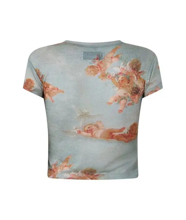 VIVIENNE WESTWOOD Printed Short-sleeve Fitted T-shirt