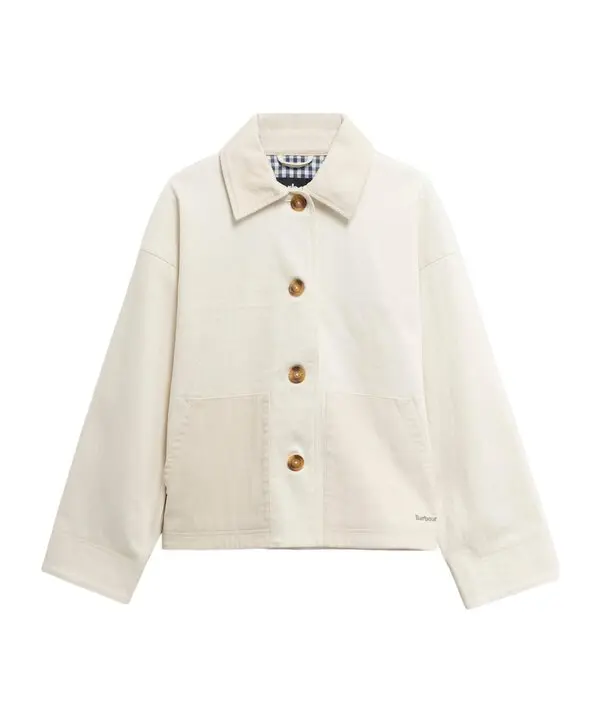 Barbour Versatile Slim Fit Coat - White