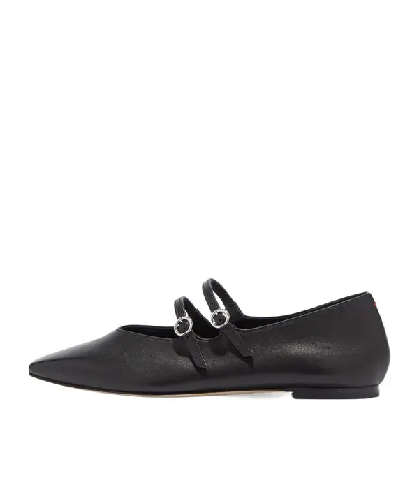 AeydĒ Nappa Leather Ballet Flats