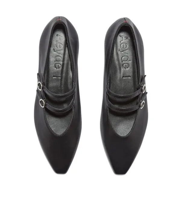 AeydĒ Nappa Leather Ballet Flats