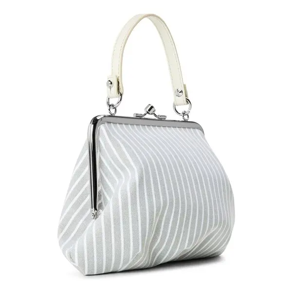 VIVIENNE WESTWOOD Striped Orb Clasp Handbag