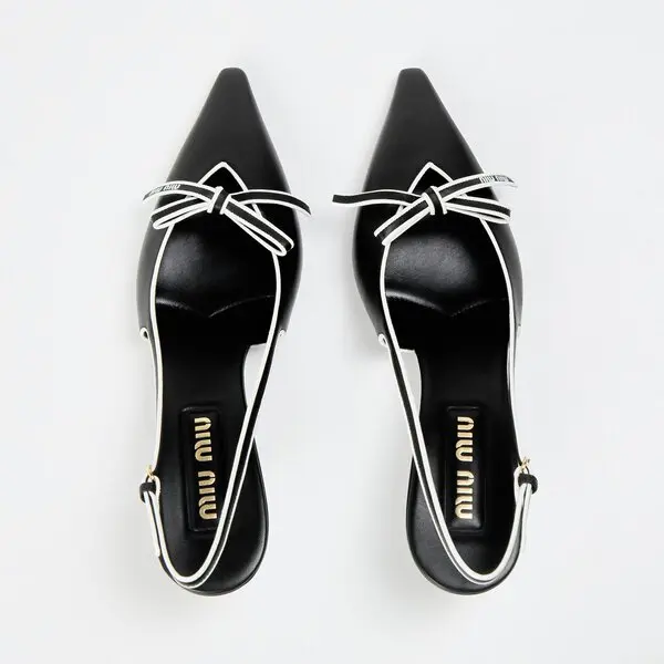 Miu Miu Bow Slingback Pumps