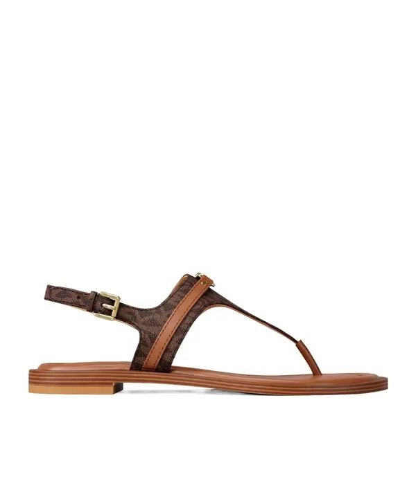 Michael Kors Mandy Flat Sandals - Brown