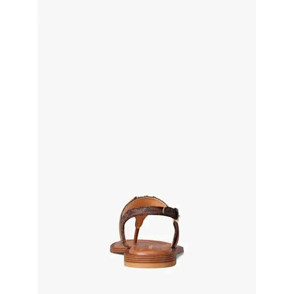 Michael Kors Mandy Flat Sandals - Brown