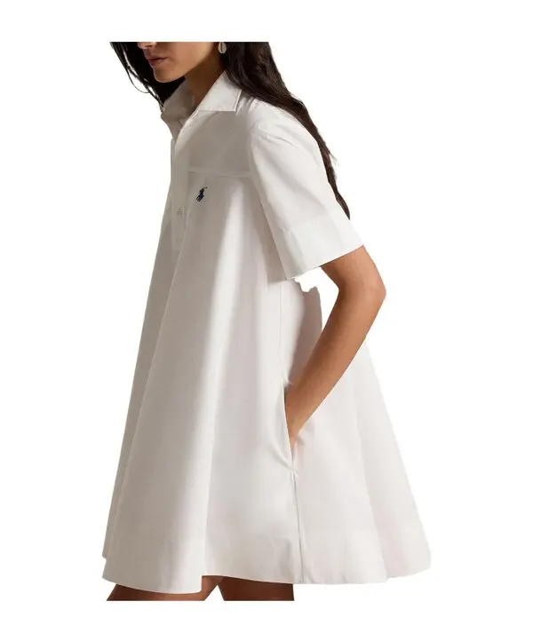 Polo Ralph Lauren Shirt Dress With Embroidered Logo